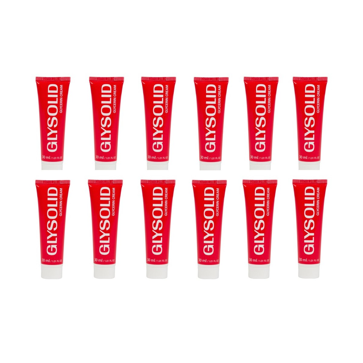 Glysolid Glycerin Skin Cream 1 Oz. Tube - 30 ML (12 Pack) - Hard To Get ...