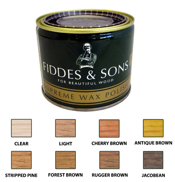 Fiddes & Sons Supreme Wax Polish, 400 ML (Available in 8 Colors) - Hard ...